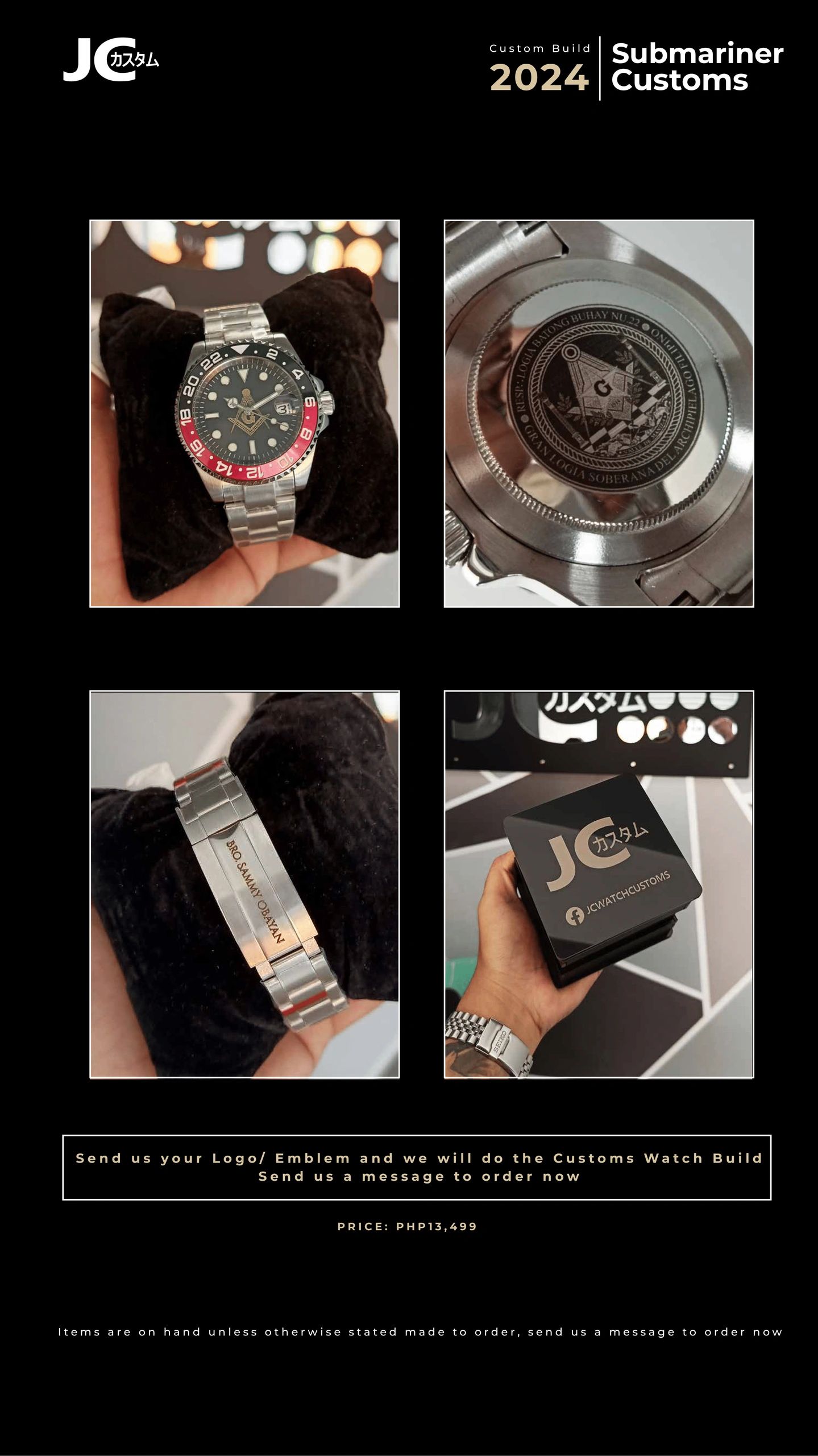 Custom Watches Catalogue - JC Watch Customs